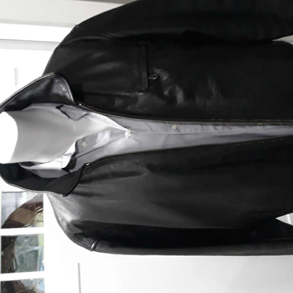M. Julian Wilson's Black Leather Biker Jacket W Linin… - Gem